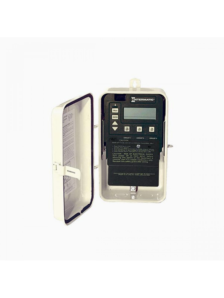 Intermatic PE153 Digital Swimming Pool & Spa 3 Device Timer Clock 110v ...